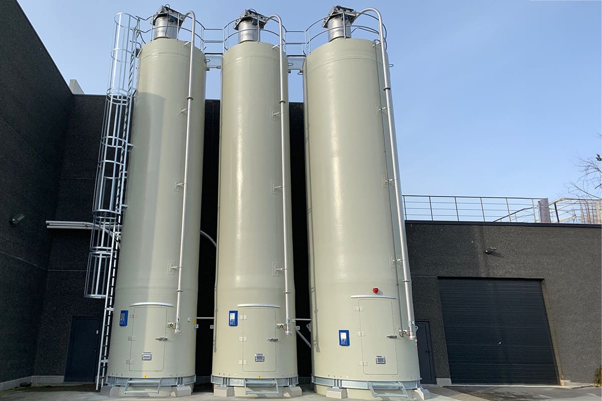 Composiet silo's en tanks van Polem in de voedingsindustrie - Fluids ...