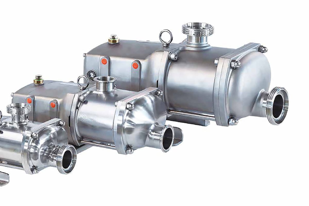 Schroefspindelpomp steeds vaker alternatief voor lobbenpomp in hygiënisch proces - Fluids Processing